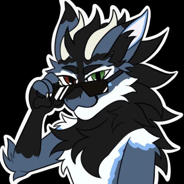 Digital Protogen Furry Emote/sticker Bases (pack 3) - Etsy