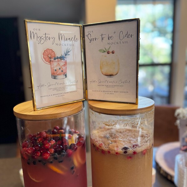 Signature Drink Sign, Wedding Bar Menu, Cocktail Menu, Bar Menu ...