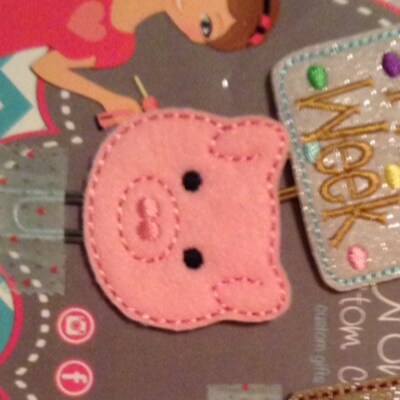 Pig Paper Clip Pig Paperclip Planner Accessories Planner - Etsy