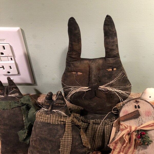 E Pattern, PDF Pattern, Digital Pattern, Bunny Pattern, Primitive Bunny ...