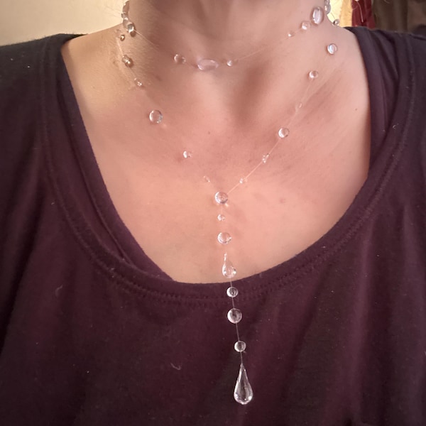 Handmade Dew Necklace "dewdrop Necklace" - Etsy
