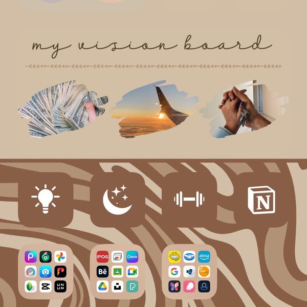 Aesthetic iPad Wallpaper Kit, Matching Theme, Icons, Widgets, iPhone ...
