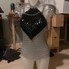 Silver Scalemail Chainmail Harness Shoulder Pauldrons Scalemaille ...