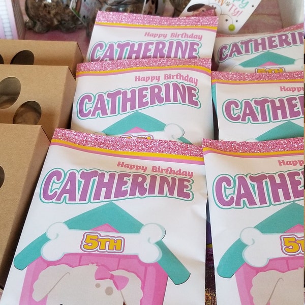 E-MAILED FILE, Hot Chip Bag, Birthday Favors, Custom Favors, Prom ...