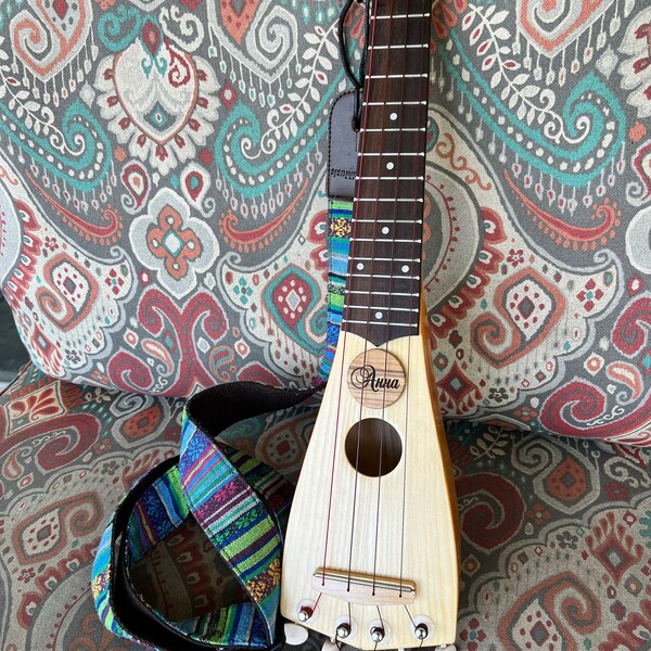 Travel Guitar Stick Backpacking 6 String Acoustic Mini Musical ...