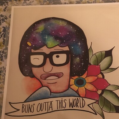 Tina Belcher Bobs Burgers Original Art Print Giclee Print - Etsy
