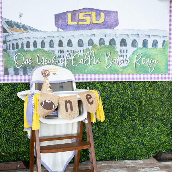 Grandmillennial Birthday Pink Bow Gingham Coquette Classic Paper Banner ...