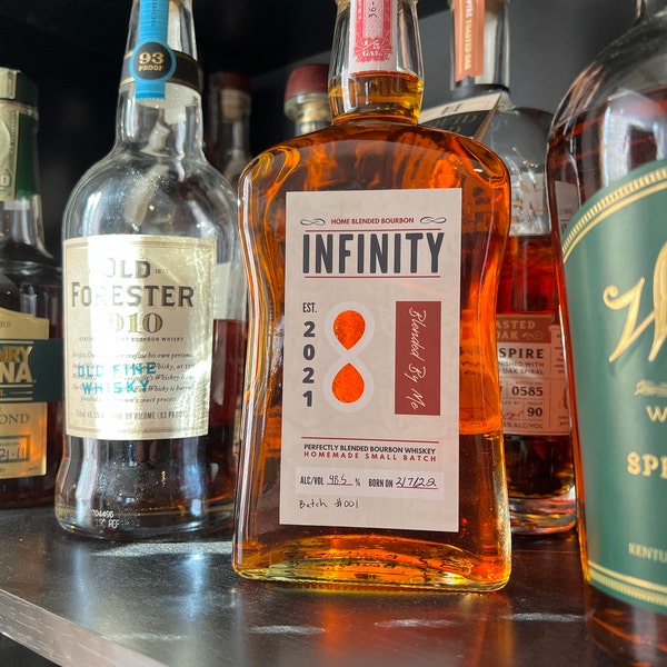 Infinity Bottle Label, Larceny Inspired, Bourbon Whiskey [updated for ...
