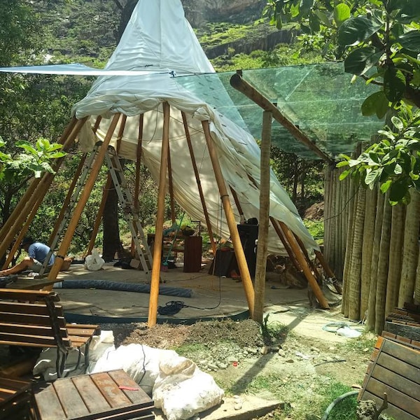 Durable Tipi Cover for Eco-friendly Living and Sacred Gatherings - Etsy