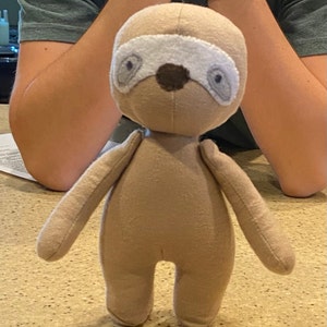 Sloth Sewing Pattern, Stuffed Sloth Pattern, Sloth Pdf Sewing Sew a ...