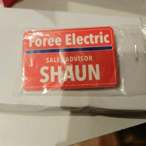 2 X 3 Plastic TED Bear Movie Name Tag Badge ONLY Bay Colony - Etsy