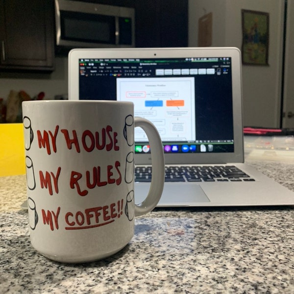 Knives Out Mug - My House, My Rules, My Coffee Mug - Movie Inspired ...