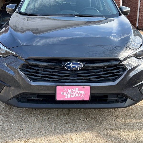 Main Character Front License Plate, Front Car Tag, Funny License Plate ...