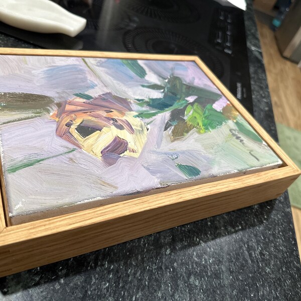 Natural Wood Floating Frame, Available in Maple, Walnut, Cherry, and ...