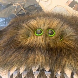Furry Brown Monster Laptop Sleeve - Etsy