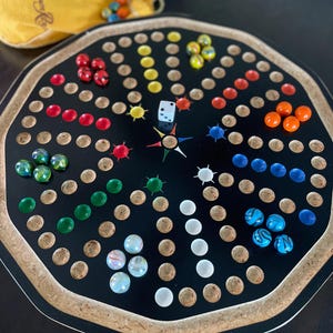 4 Person Extra Large Cribbage Board With Large Metal Pegs, FREE ...