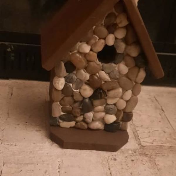 Northwoods Stone Birdhouse, Large - Etsy