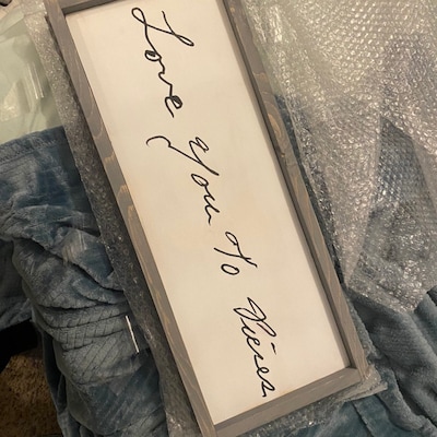 CUSTOM Sign,personalized Sign,loved Ones Handwriting,sentimental Gift ...