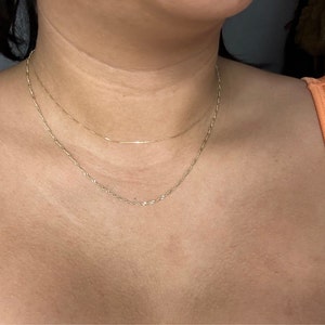 14K Gold Chain, 14K Gold Necklace, Solid Gold Necklace, Solid Gold ...