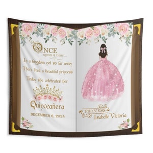 Personalized Enchanted Birthday Backdrop Enchanted Themed Party ...