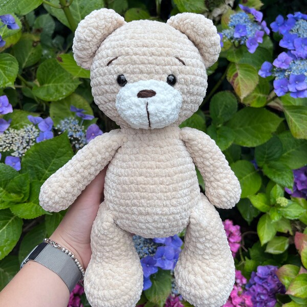 Crochet PATTERN Bear, Amigurumi Tutorial PDF in English, Amigurumi ...
