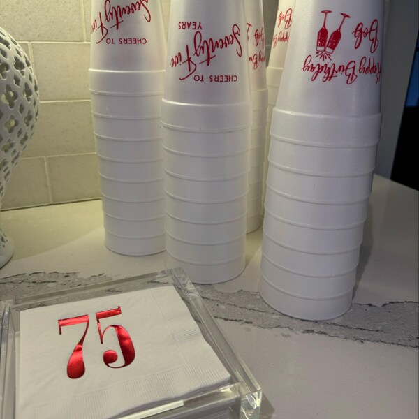 Personalized Wedding Cups Frost Flex Cups, Interlocking Monogram Cups ...