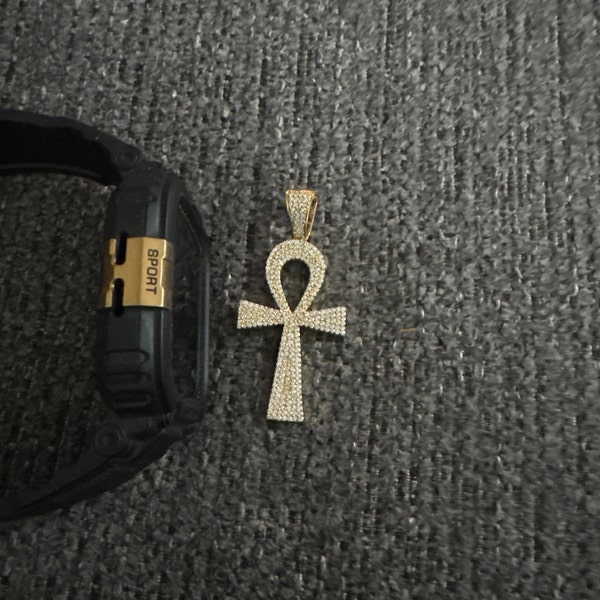 Moissanite Name Pendant/ Breezy Name Iced Moissanite Charm / Iced Name ...