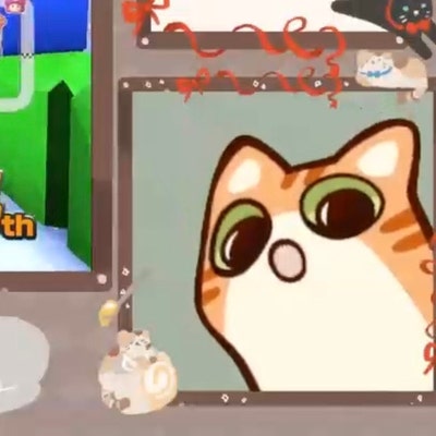 Cat Pngtuber Ginger Cat Orange Cat Cute Vtuber Model Chibi Kitty Twitch ...