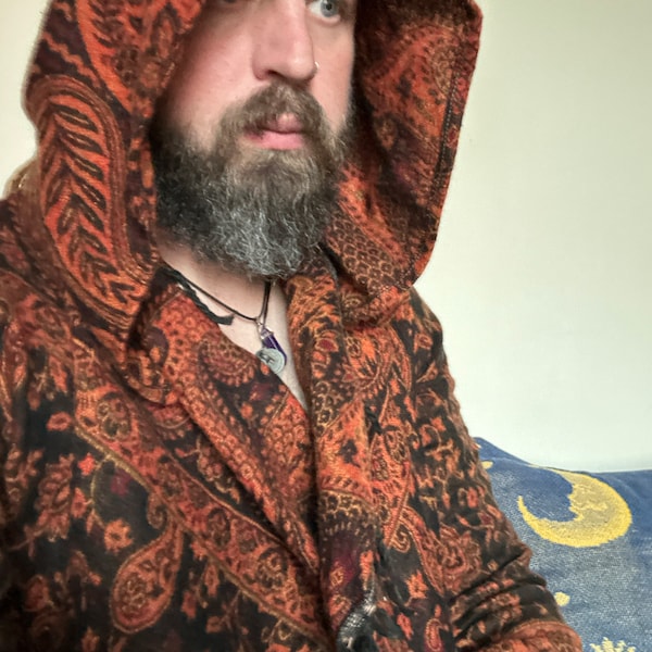 The Enchantment Cloak • Hooded Festival Blanket Cloak • Unisex Paisley ...