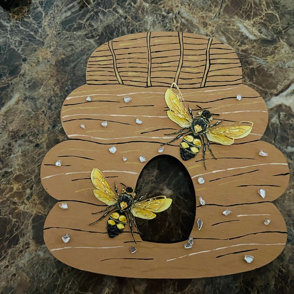 Reneabouquets Handcrafted Bee Set - Lemon Blossom Bees Premium Paper ...