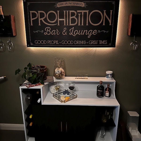 Prohibition Sign, Speakeasy Sign, Speakeasy Bar Decor, 1920's Speakeasy ...