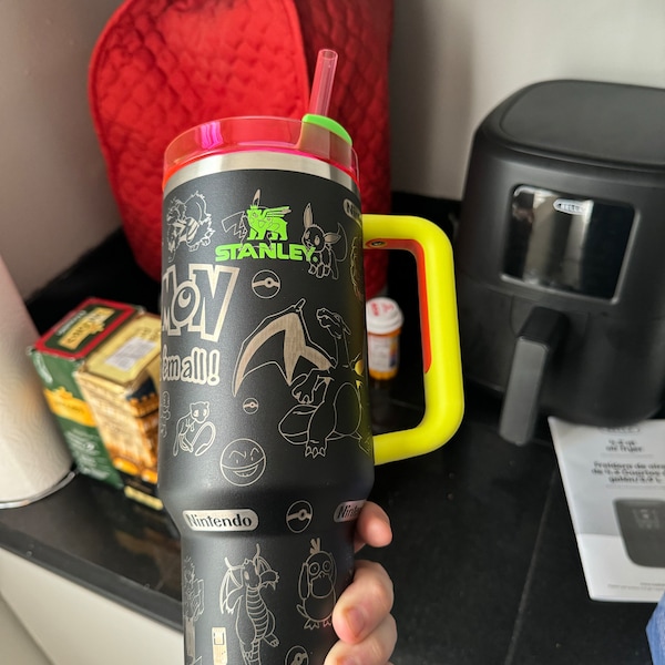 Stanley 40oz Tumbler Pomelo the Simpsons Engraved - Etsy