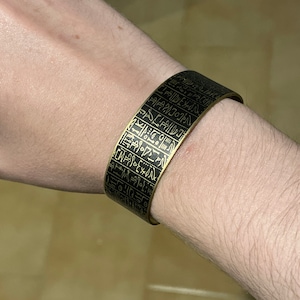 The Iliad Ancient Greek Cuff Bracelet Achilles Zeus Gift for Readers ...