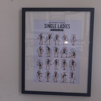 Single Ladies Dance Music Poster, Queen B Gift for Her, Dance Tutorial ...