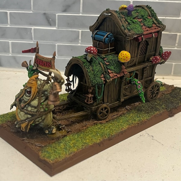 Satyr Wagon - Unpainted Miniature - Etsy