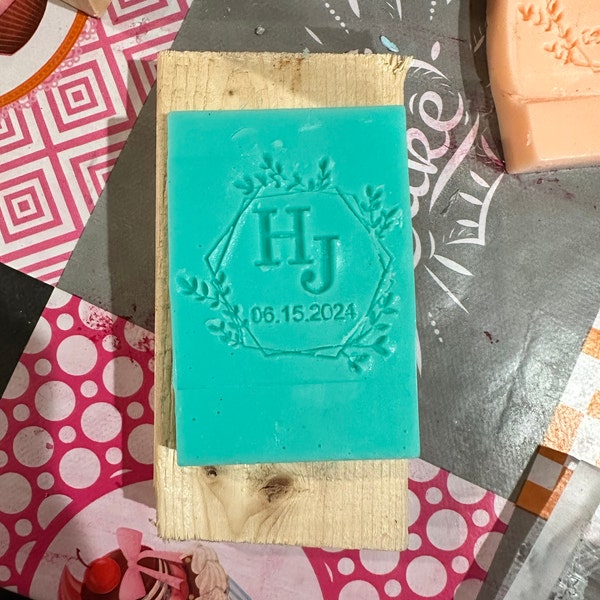 Personalized Soap Stamp, Soap Signature, Acrylic Stamp for Soap, Custom ...