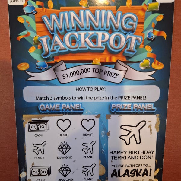 Holiday Scratchcard, Scratch to Reveal Vacation, Surprise Trip Reveal ...