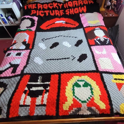 Rocky Horror Blanket Crochet Pattern Digital Download Only No Physical ...