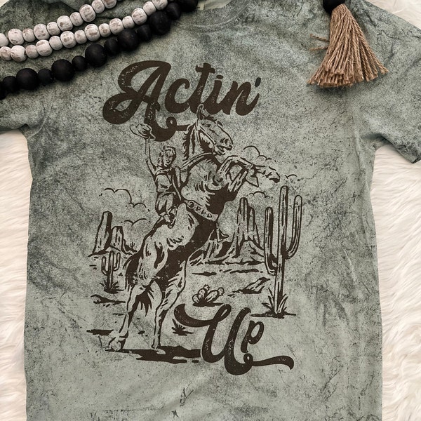 Actin' up Cowgirl Western Instant Digital Download | Trendy Western ...