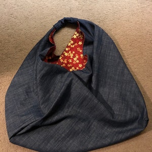 Folded Japanese Bag PDF Sewing Pattern and Tutorial Instant Digital ...