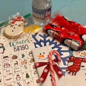 Melted Snowman Water Bottle Labels, Winter Water Bottle Wraps,snowman ...
