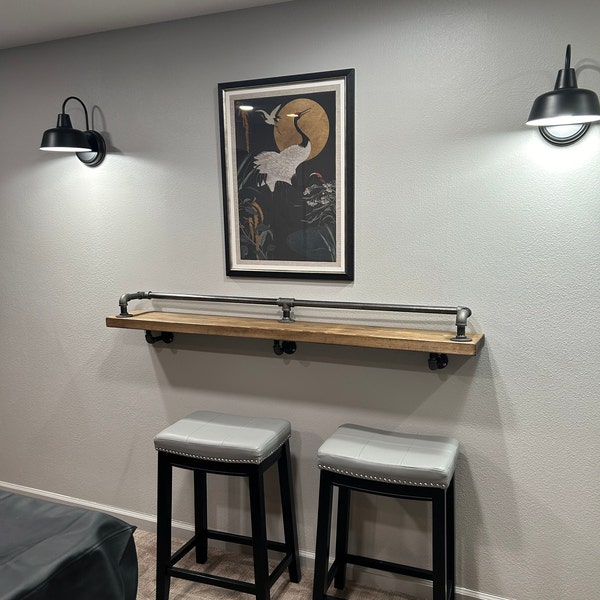 INDUSTRIAL Style BREAKFAST/DRINKS Bar | Industrial Pipe Fittings ...