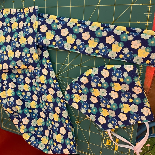 Easy Durag Sewing Pattern - Printable Scrub Cap, Bandana, Chemo Hat ...