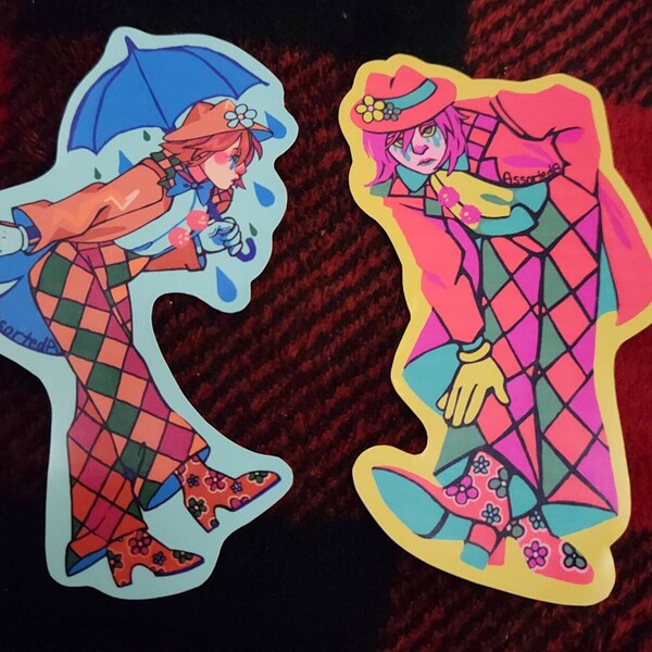 Clown Nick Sticker Pack - Etsy