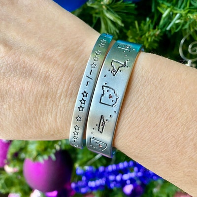 I Curse A Lot Witch Bracelet Funny Witchy Bracelet Cuff - Etsy