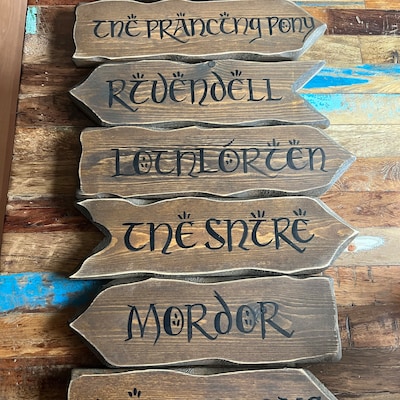 Directional Wedding Arrow Pack Fairytale Storybook Signpost Arrows ...