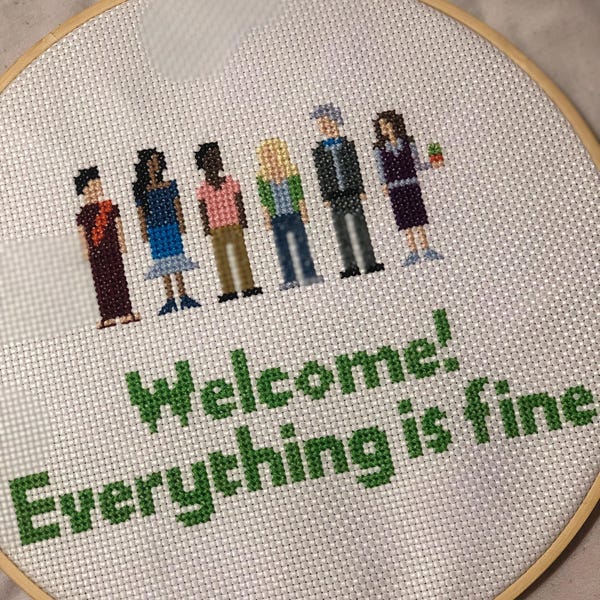 Stranger Things Cross Stitch Pattern - Etsy