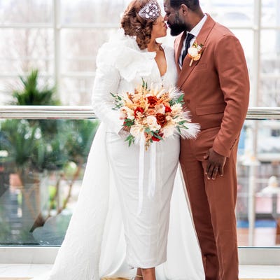 Wedding Bouquet, Dusty Rose, Blush Pink, White Cream, Rose Peonies ...
