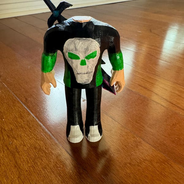 Custom Avatar Figure - Personalized 3D Printed Roblox Character - Etsy