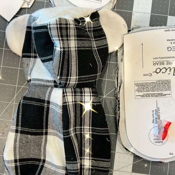 Calico Signature Bear Teddy Bear Pattern PDF, Sew a Memory Bear ...